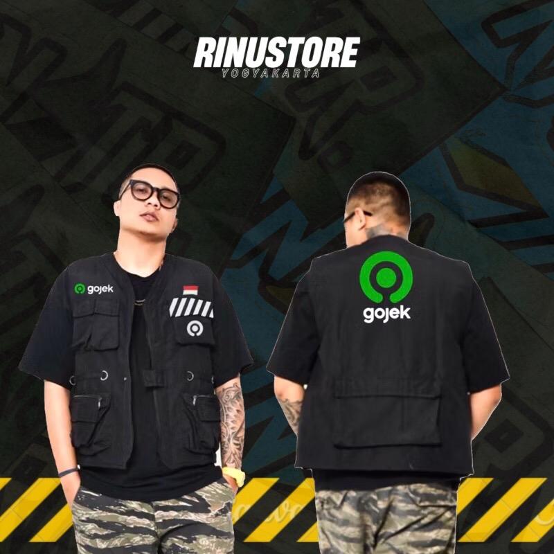ROMPI/VEST Gojek Driver Custom | Desain Keren | HARGA MURAH kualitas ...