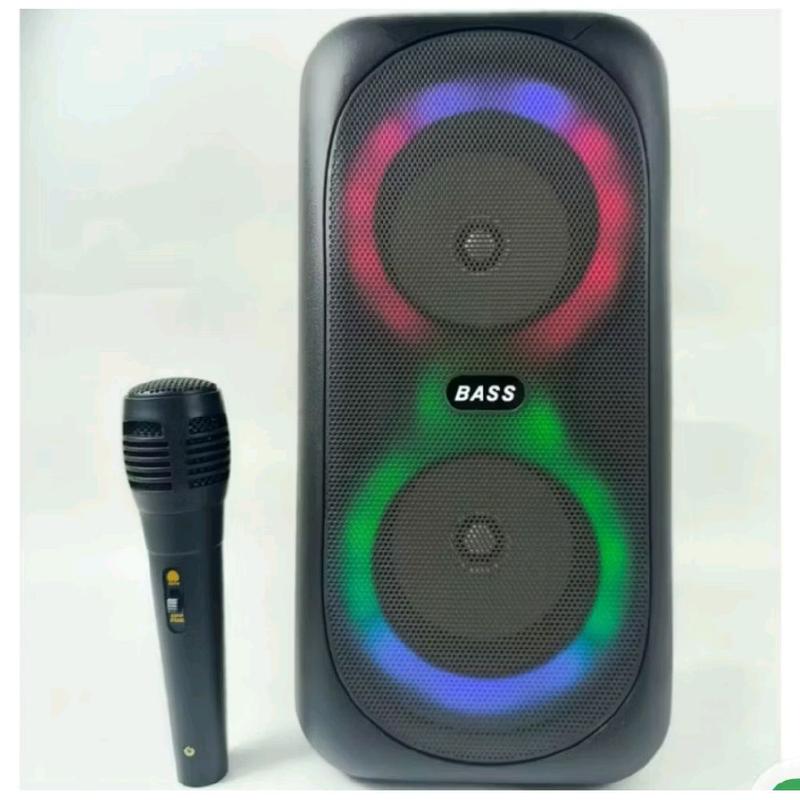 FLECO Speaker Bluetooth Portable Karaoke F-4295 300 Watt Extra Bass 4.5 ...