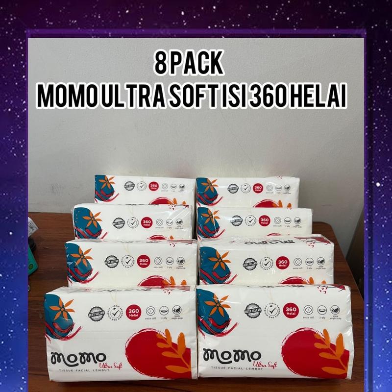 ( 8 Pack ) Tisu momo ultra soft 360 helai virgin pulp virgin - Shop ...