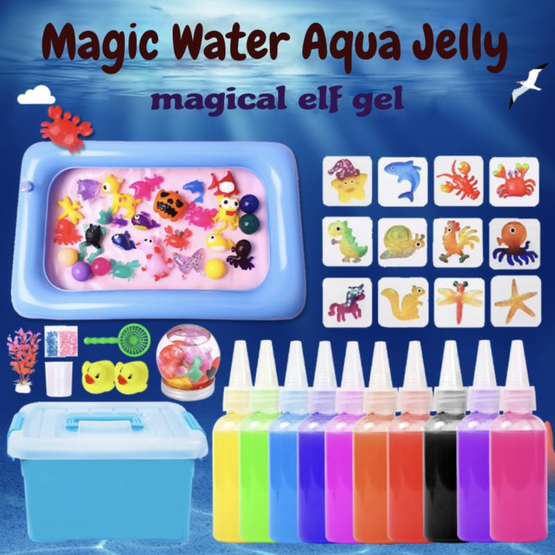Magic Water Elves Kids DIY Craft Water Aqua Jelly Gel Montessori ...