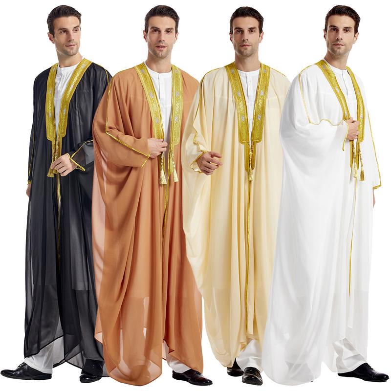 Jubah Lelaki, Pakaian Islam, Kostum Arab, Kaftan, Lelaki Muslim ...
