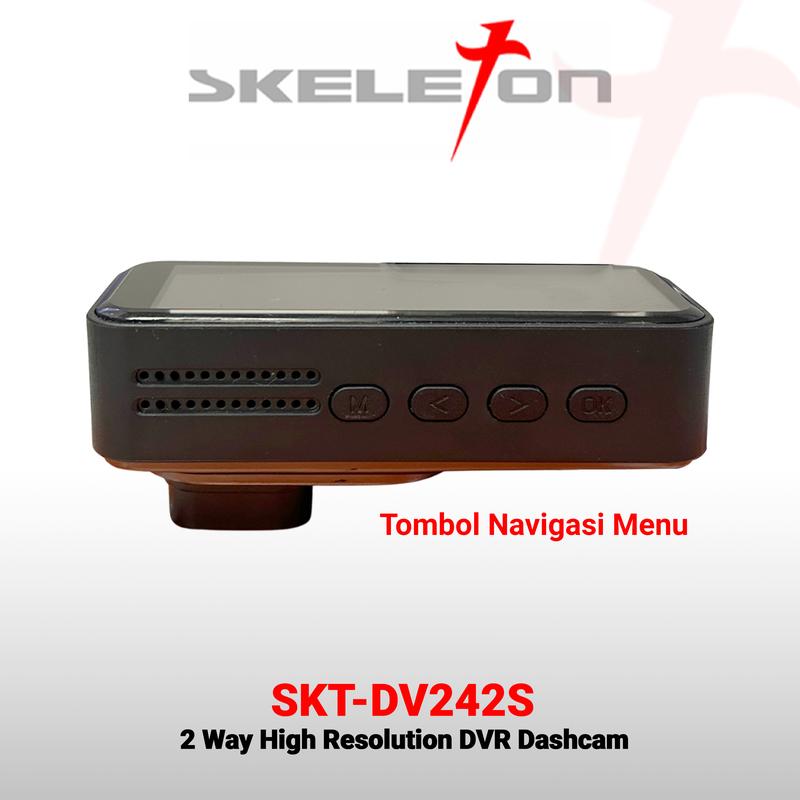 Skeleton Dash Cam DVR 4K Dual Camera Loop Recording SKT-DV242S - Shop ...