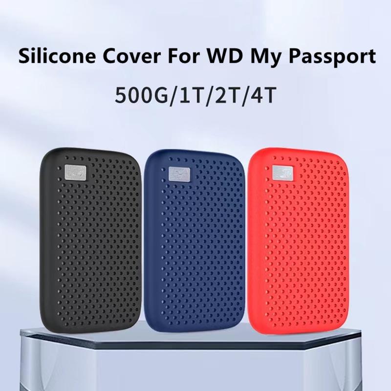 Soft Silicone Cover Protect Sleeve Skin PSSD Case for WD My Passport ...