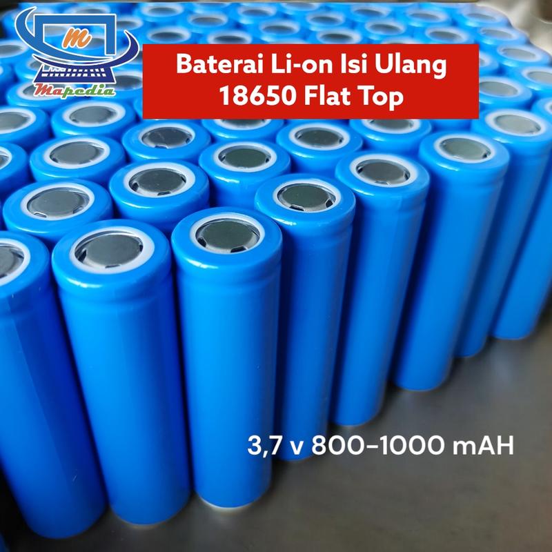 Baterai Li-ion 18650 Battery PowerBank Senter Batre Rechargeable - Shop ...