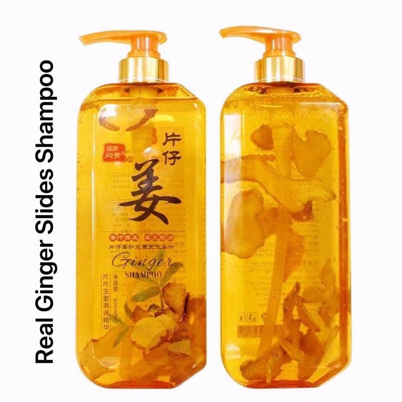 Ginger Shampoo Real Ginger Slides Rambut Syampu Halia 800ml Haircare ...