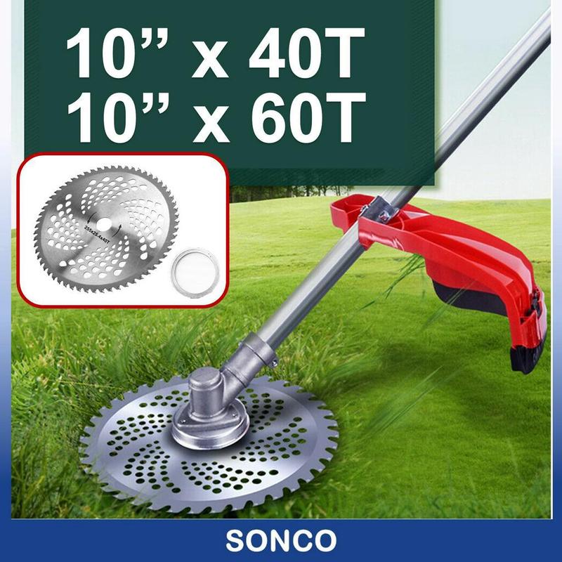 Grass Cutter Blade (10" X 40T/60T)Weeding Tool Trimmer Replacement ...