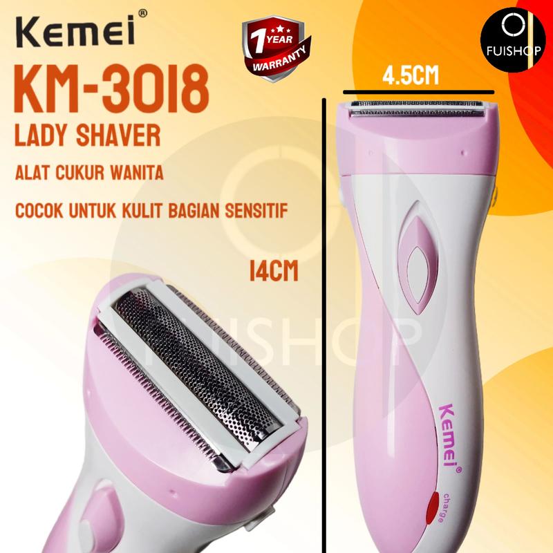 KEMEI KM SHAVER 3018 ALAT CUKUR BULU KAKI MESIN CUKUR BULU KETIAK ...