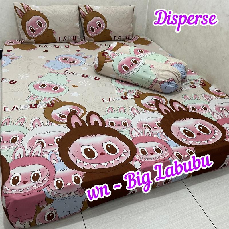 PROMO Sprei labu labu LABUBU dilengkapi sarung bantal dan guling - Shop ...