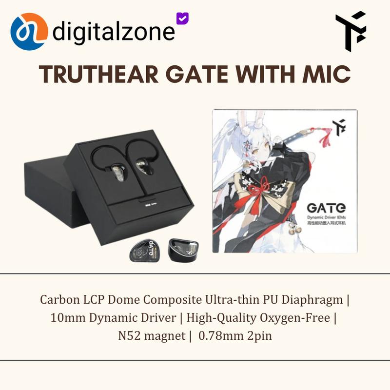 AUDIO IEM TRUTHEAR GATE WITH MIC - Shop | Tokopedia