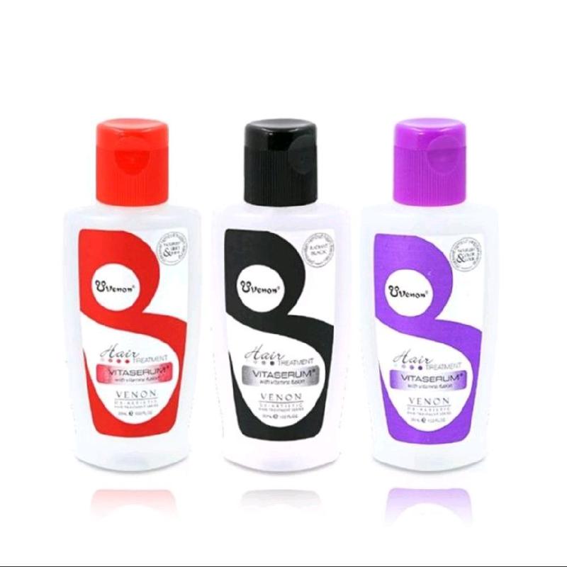 Venon Hair Solution VITASERUM 30ml Vitamin Haircare Perawatan Lepek ...