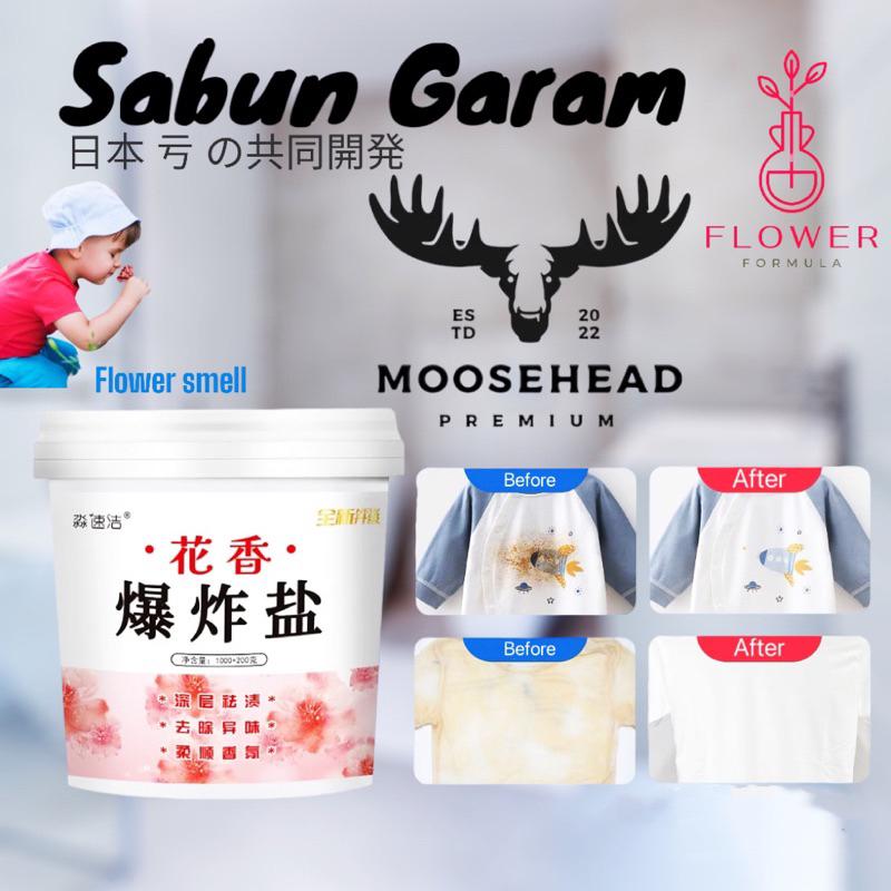 Floral Explosive Salt Remove Sabun Badang Makeover Fabric Kerak ...
