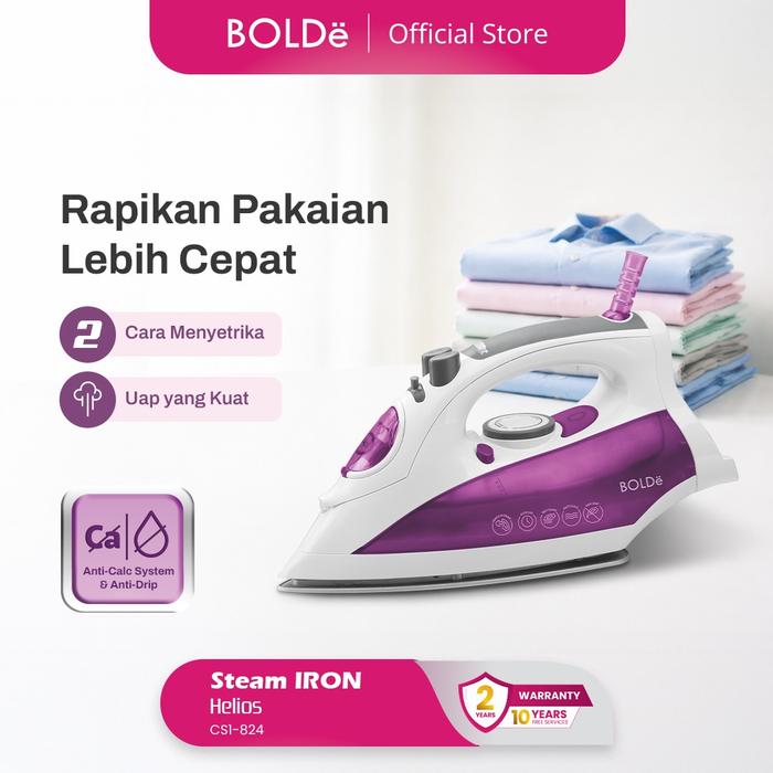 Promo BOLDë Steam Iron Helios (setrika uap) - PURPLE - Kota Tangerang ...