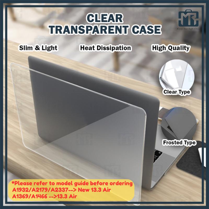 MR Clear/Black Transparent laptop Macbook Case Clear Protective ...