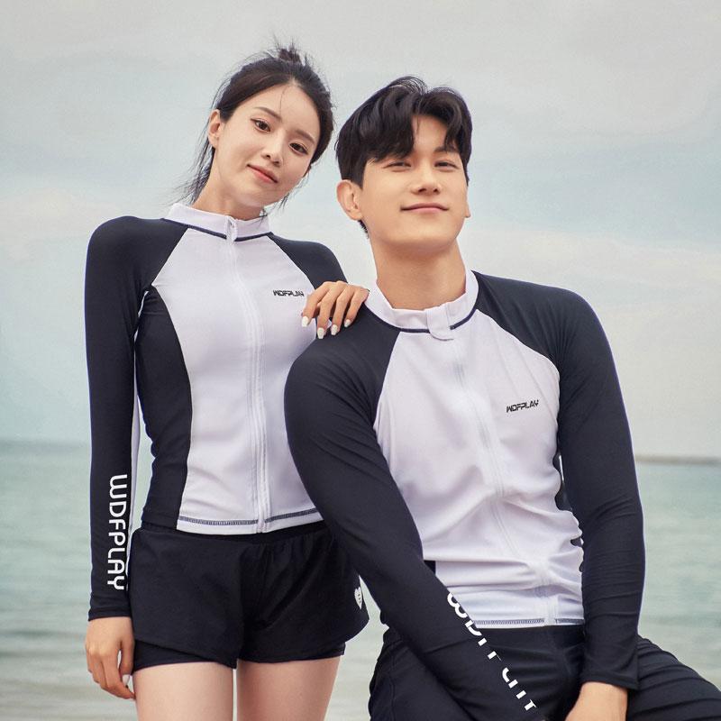 WDFPLAY diving suit men's surfing suit quick drying protective - TikTok ...