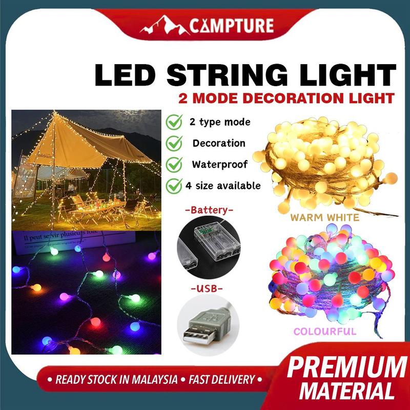 【CAMPTURE】CAMP LED Specialty Seasonal Lights Small Ball Ligh - TikTok ...