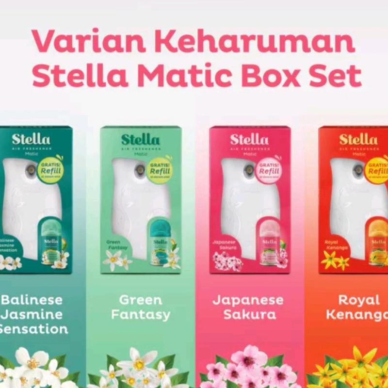 Stella Matic Box Set Green Fantasy - Pengharum Pewangi Ruangan Otomatis ...