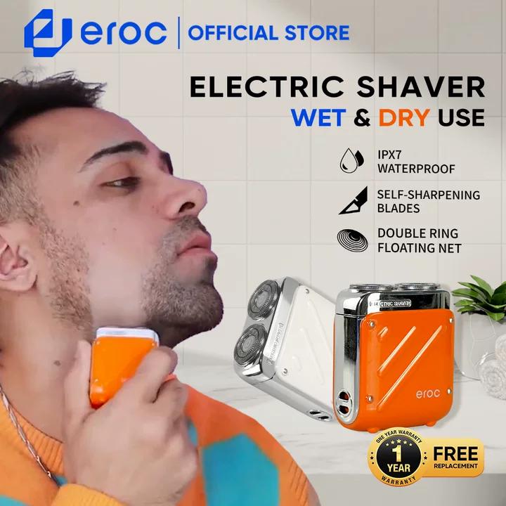 EROC Traveller Mesin Cukur Janggut Pencukur Electric Shaver Magnetic ...
