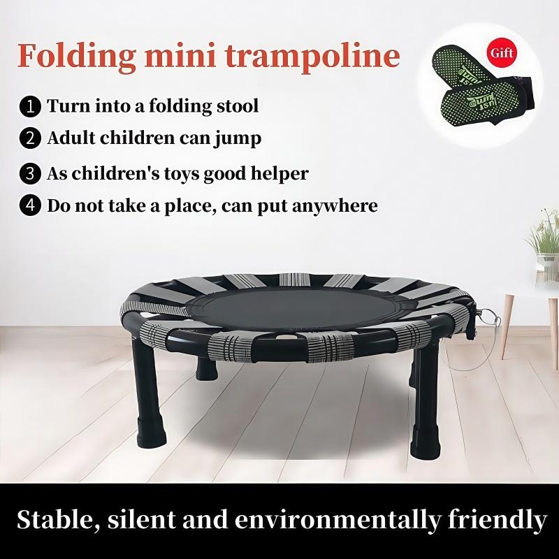 Mini Trampoline Folding Trampoline Versatile Sturdy Round Trampoline ...