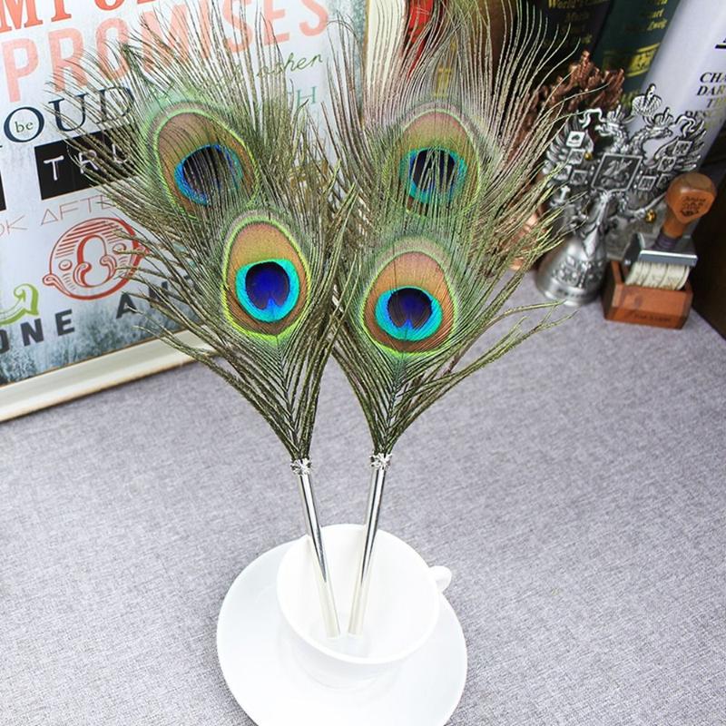 Pen Ballpoint, Reka Bentuk Bulu Merak, Alat Tulis Kreatif, Pen - TikTok ...