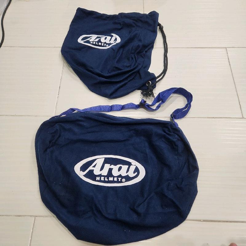 Beg Arai Jerut Dan zip Arai Helmet riding ride - TikTok Shop Malaysia