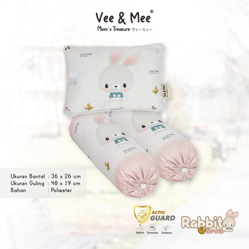 Vee And Mee Bantal Guling Set Rabbit Series VMB3100 - Shop | Tokopedia