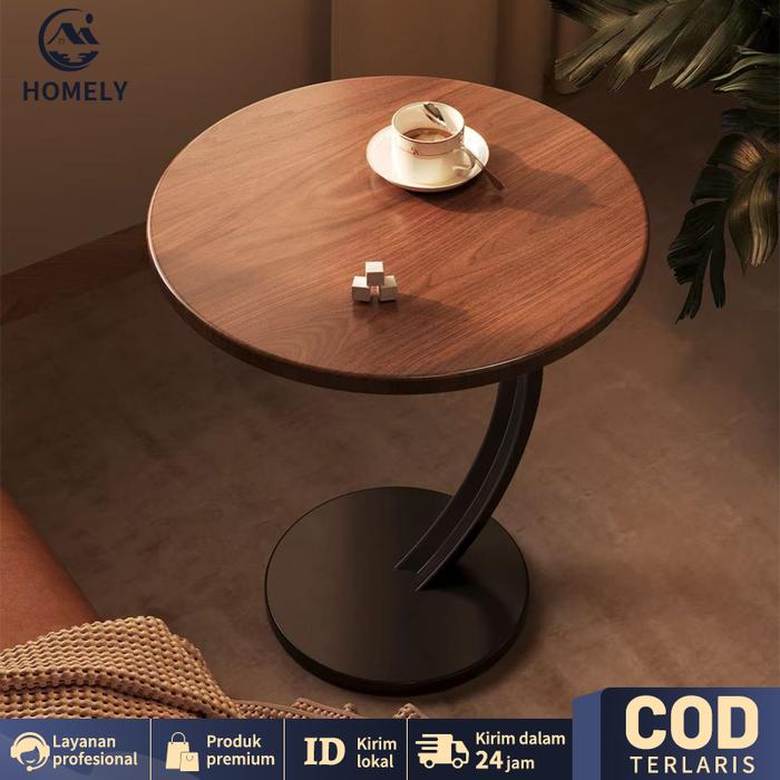 Promo COD Meja Bulat meja teh kecil Coffe Table Meja Kopi Meja Sudut ...