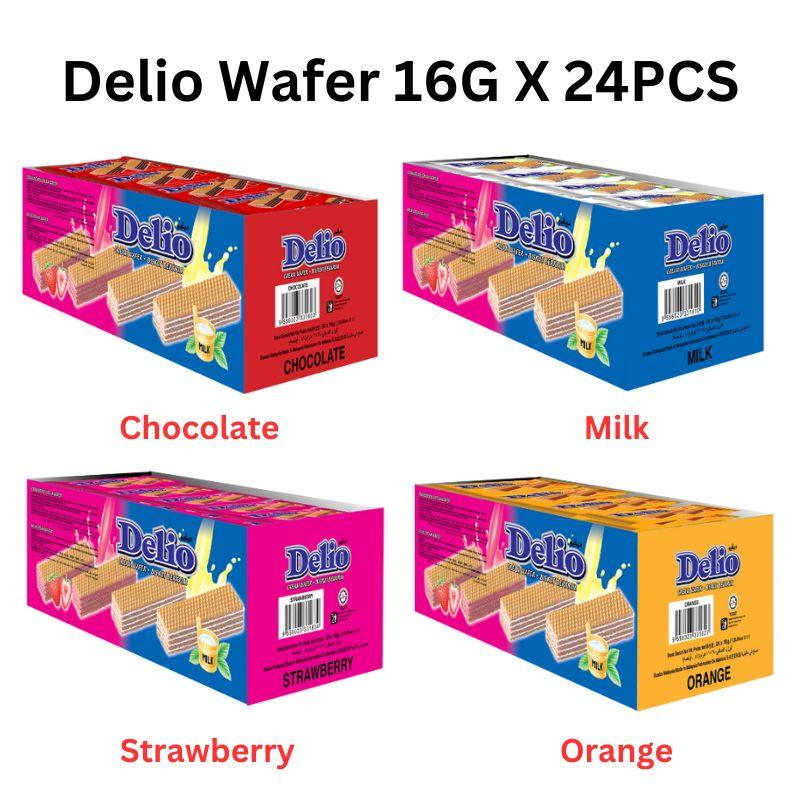DELIO WAFER KOTAK BESAR 12BOX x 24pcs x 16g - TikTok Shop Malaysia