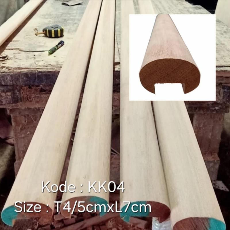 Handrail tangga Kayu jati Super - Shop | Tokopedia