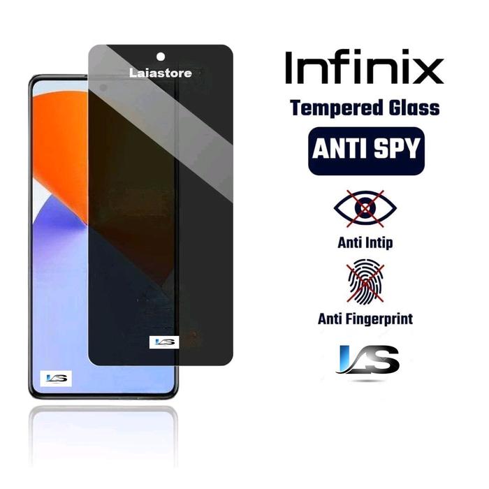 Promo Tempered Glass Anti Spy Untuk Infinix Note 40 50 50 Pro 50X ...