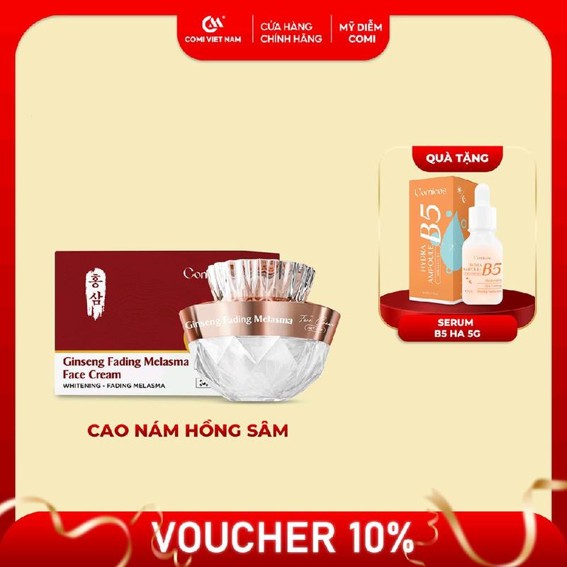 CAO NÁM HỒNG SÂM COMICOS- Hỗ trợ mờ nám, giảm tàn nhang, trắng - TikTok ...