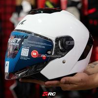 Jual Helm Motor Half Face - Shark RS Jet White Azur SNI Original - S ...