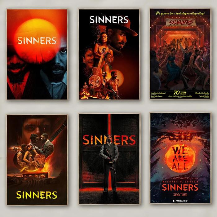 Jual 2025 Horrible Movie Sinners Poster High Quality Film Cover Canvas ...