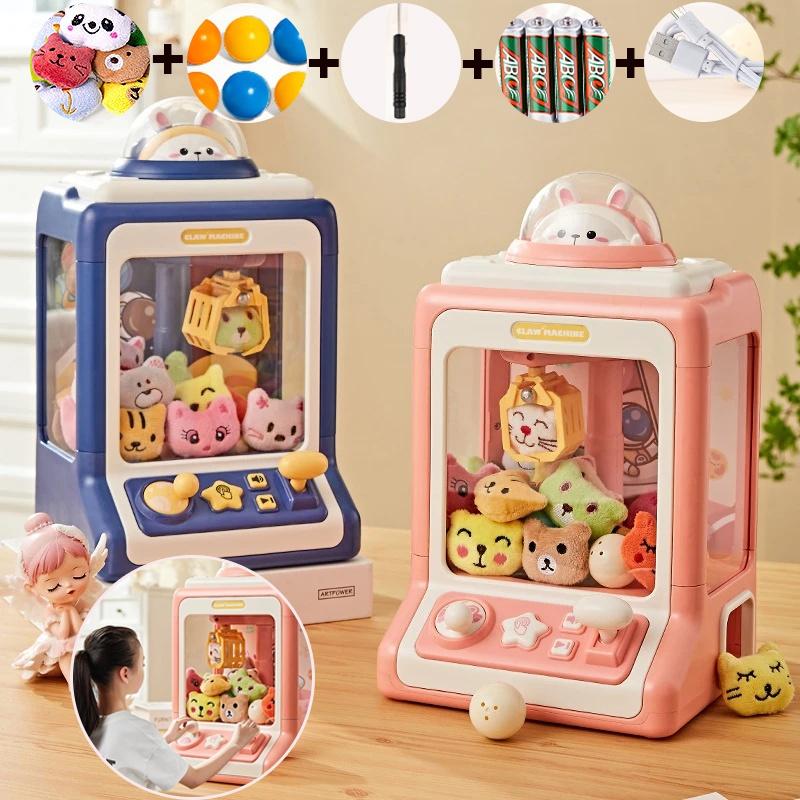 Kids Claw Machine Toys Mini Doll Machine Grab Claw Game Machine ...