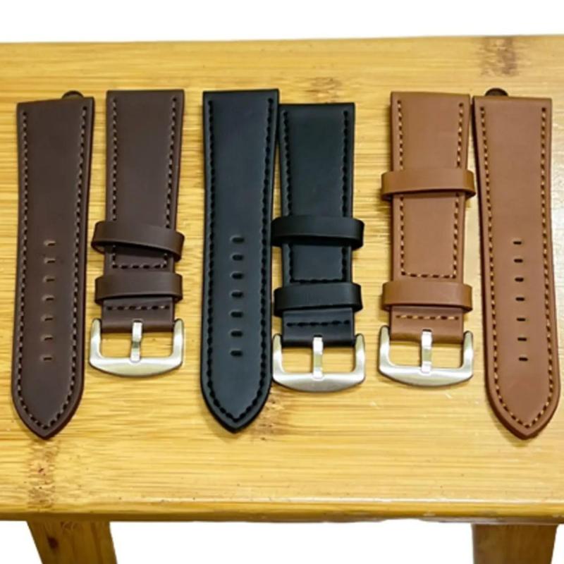 22mm,24mm,28mm big size leather watch bands watch strap tali - TikTok ...