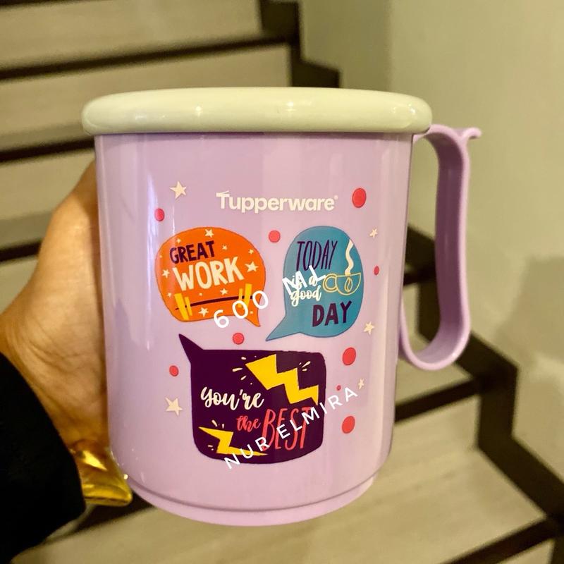 Tupperware jumboo mug size 600ml( 1 pcs) Kitchenware - TikTok Shop Malaysia