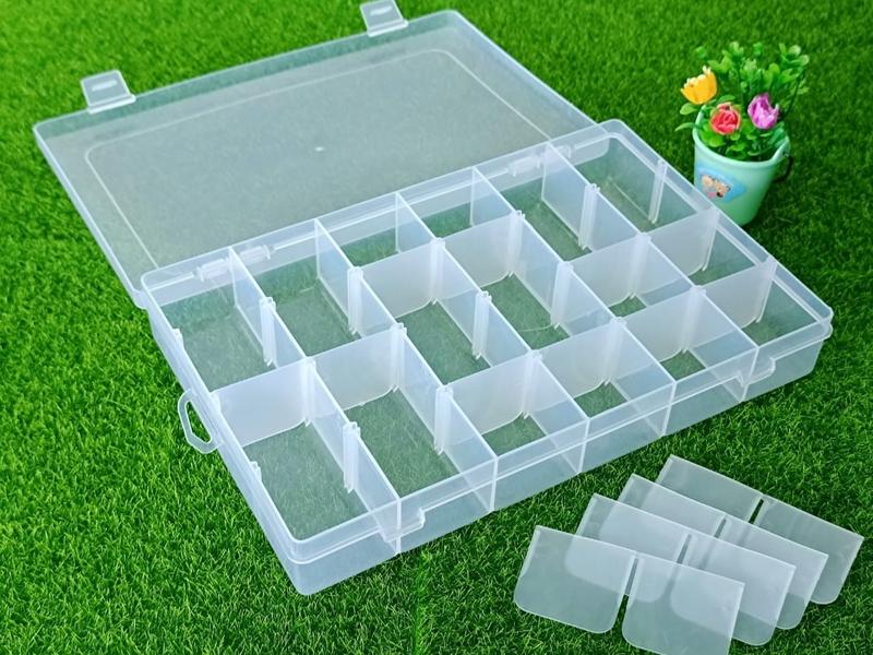 [8/24 Grids] - Plastic Kotak/ Multifunctional Adjustable Plastic ...