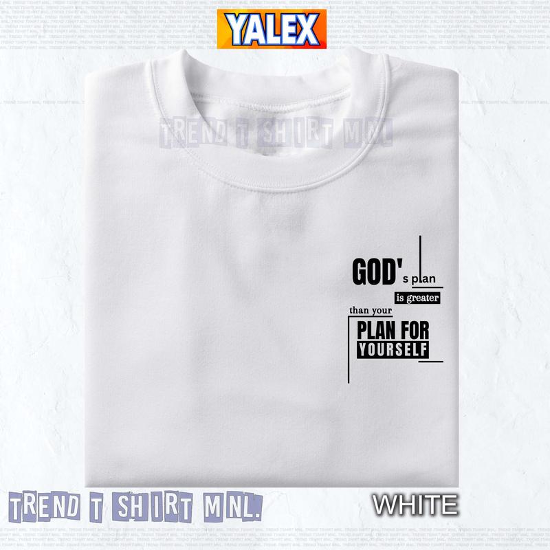 GODS PLAN INSPIRE TREND T SHIRT MNL. Minimalist Aesthetic Statement - TikTok Shop Philippines