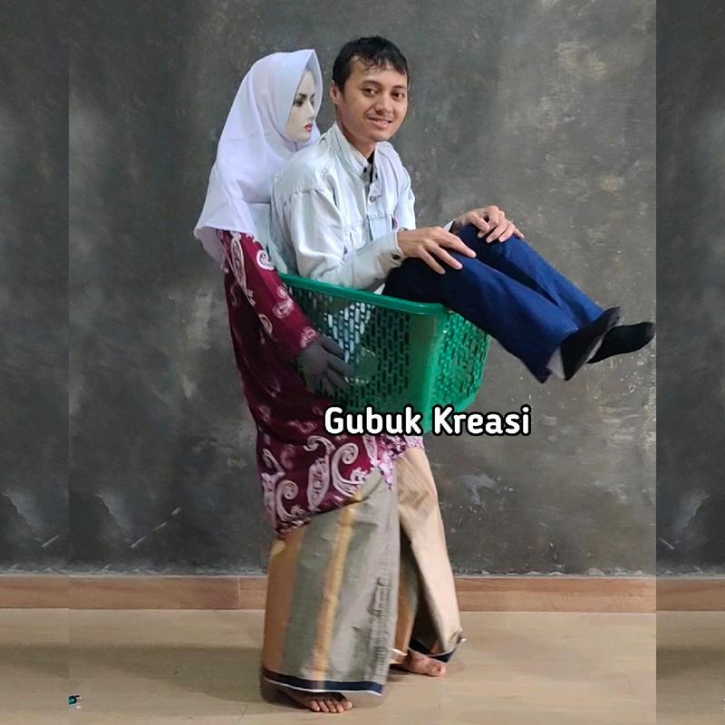 Kostum Karnaval Viral Bopong Keranjang 1 set - Shop | Tokopedia