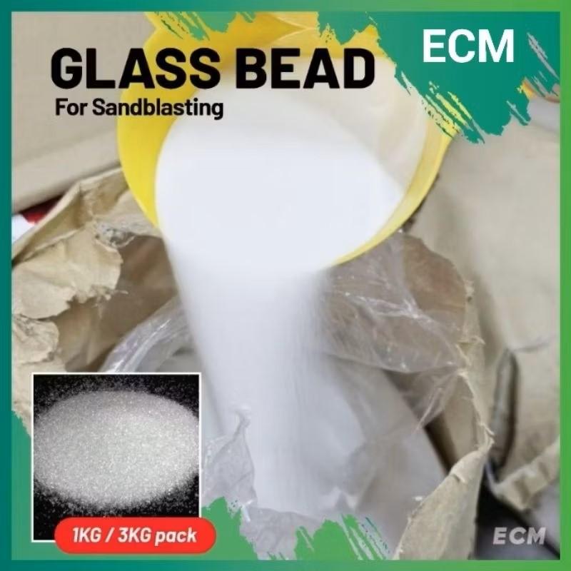 GLASS BEAD SANDBLASTING MEDIA (1KG PACK) PASIR KACA / ABRASIVE - TikTok ...
