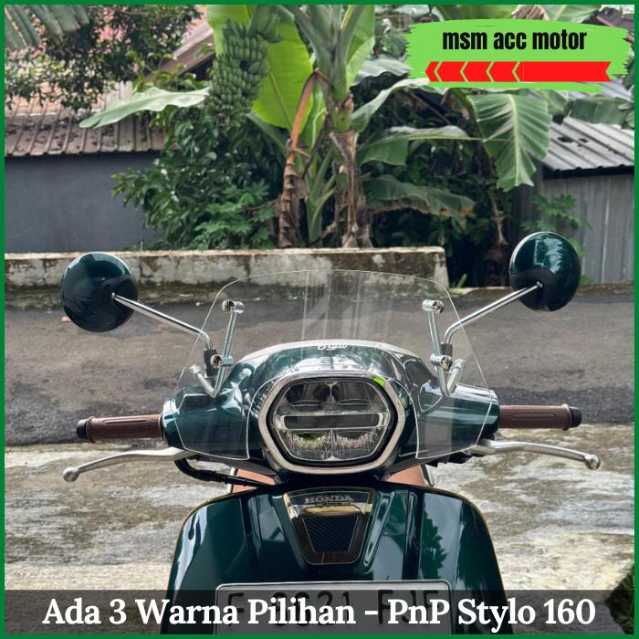 Visor Windshield Honda Stylo 160 Penadah atau Tameng atau Pelindung ...