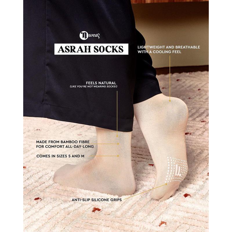 NAELOFAR SOCKS ASRAH / STOKIN ANTI SLIP / STOKIN NEELOFA - TikTok Shop ...