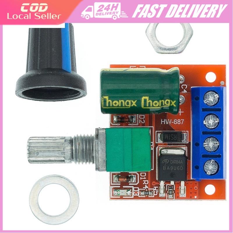 Adjustable Mini 5A 90W PWM DC Motor Speed Controller Module DC-DC ...