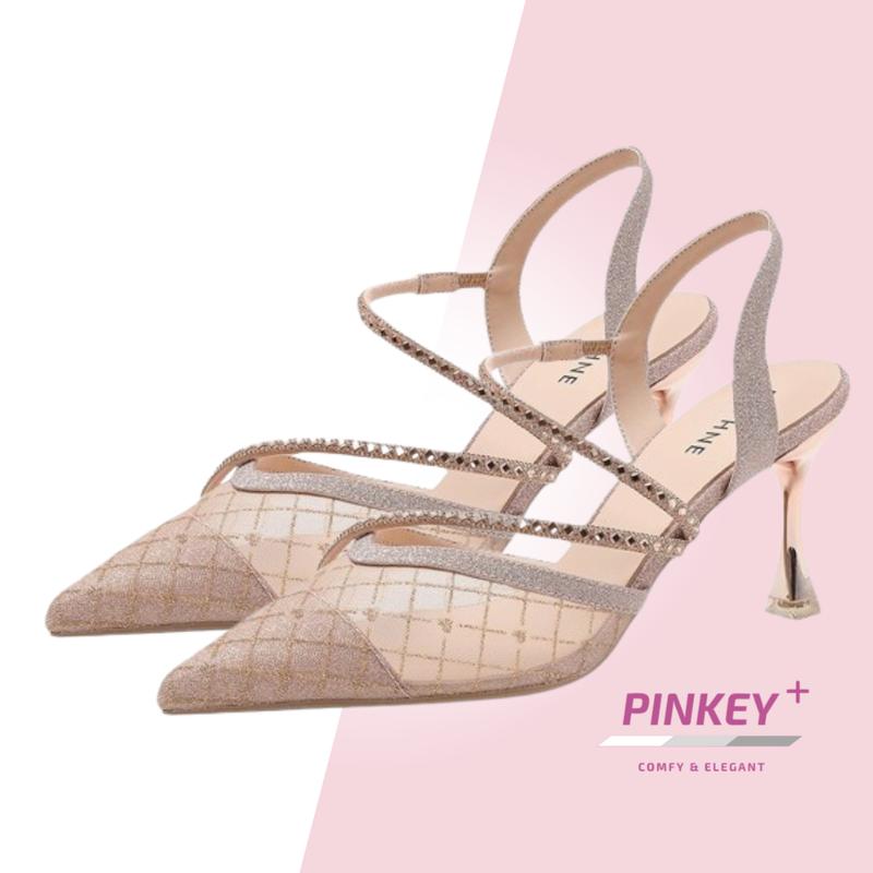 PINKEY P264 Sepatu Hak Tinggi Wanita Pointed Toe Pump Stiletto - Shop ...