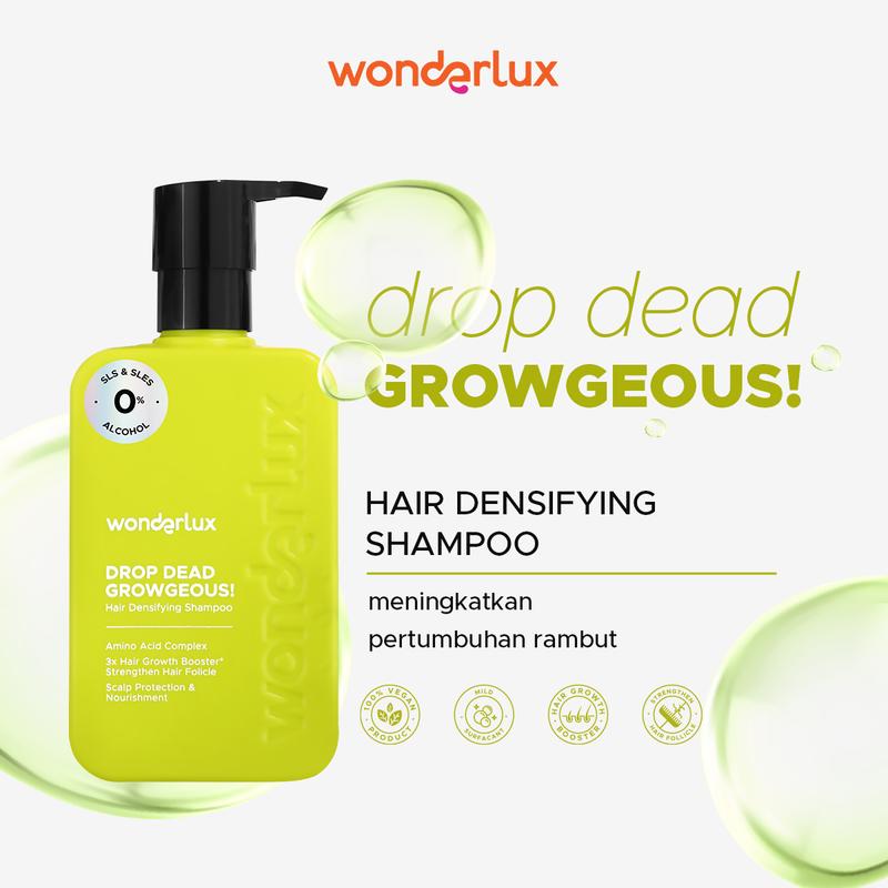 Wonderlux Drop Dead Growgeous! Densifying Hair Growth Shampoo Treatment ...