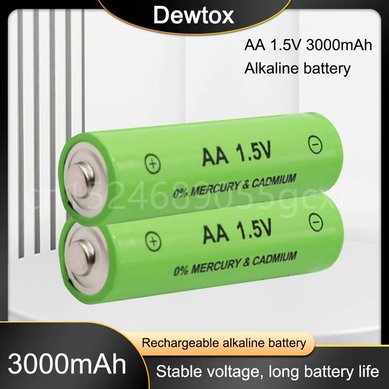 1-2pcs New AA Rechargeable Battery 1.5V 3000mah Alkaline Batteries ...