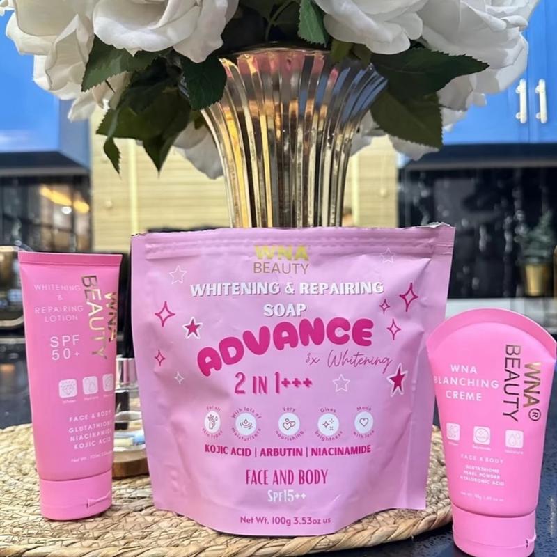 SET WNA COMBO 3 ITEM BASIC, SABUN , LOTION, BLANCING Soap - TikTok Shop ...