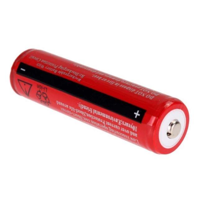 18650 3.7v Battery Rechargeable for Torchlight Flashlight Lampu ...