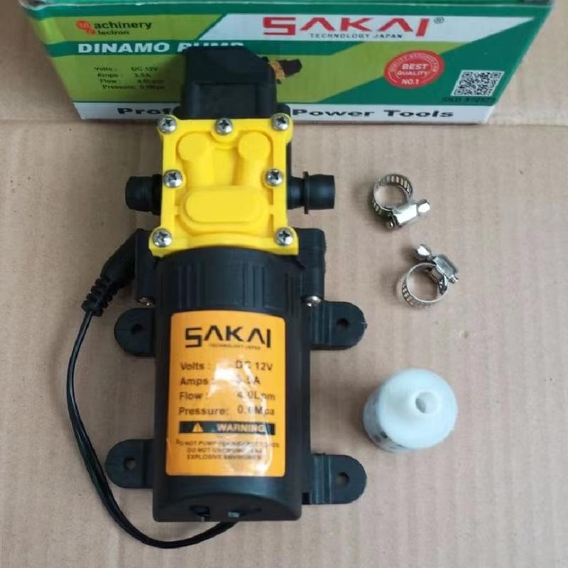 DINAMO POMPA AIR DC 12V 12VOLT 80PSI 80 PSI CUCI MOBIL MOTOR AC STEAM ...