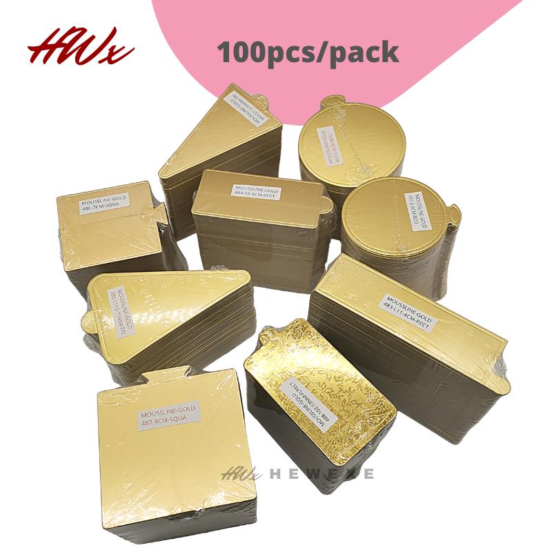 100pcs Alas Kek Mini Alas Donut Mousse Cake Board Mini Cake Base Papan ...
