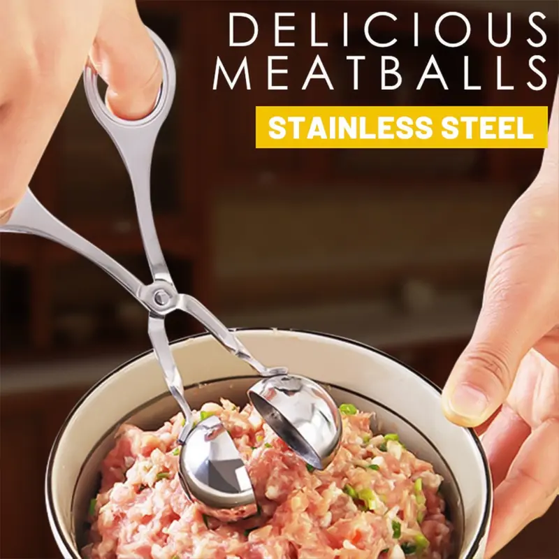 Non-Stick Meatball Fruit Sphere Maker Clip Tool / Rice Ice Cream ...